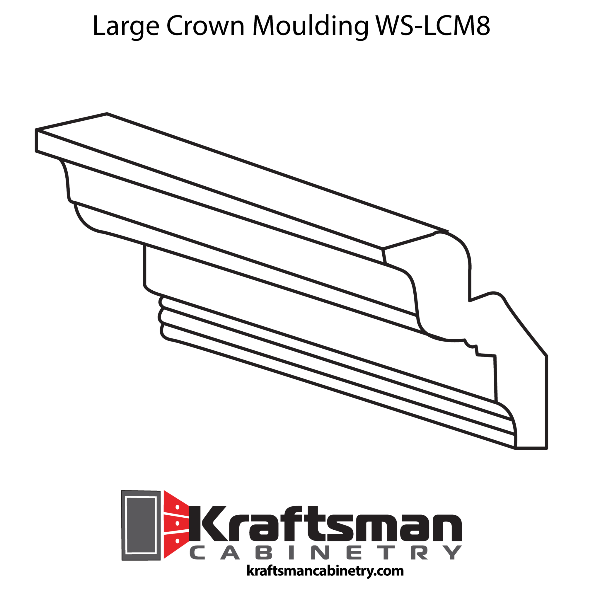 Large Cove Crown Moulding | Kraftsman Cabinetry | Professional Cabinet ...