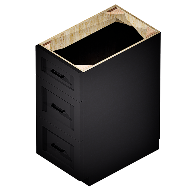 Drawer Base Cabinet 3 Drawer | Kraftsman Cabinetry | Professional ...